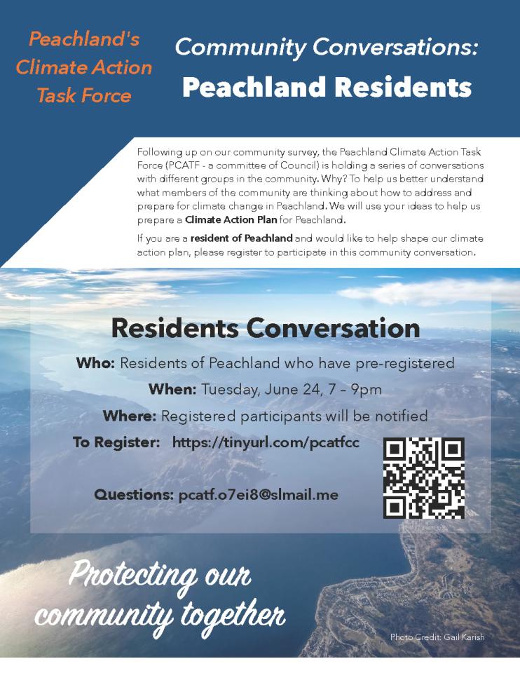 Climate Action Task Force - Community Conversations | District of Peachland